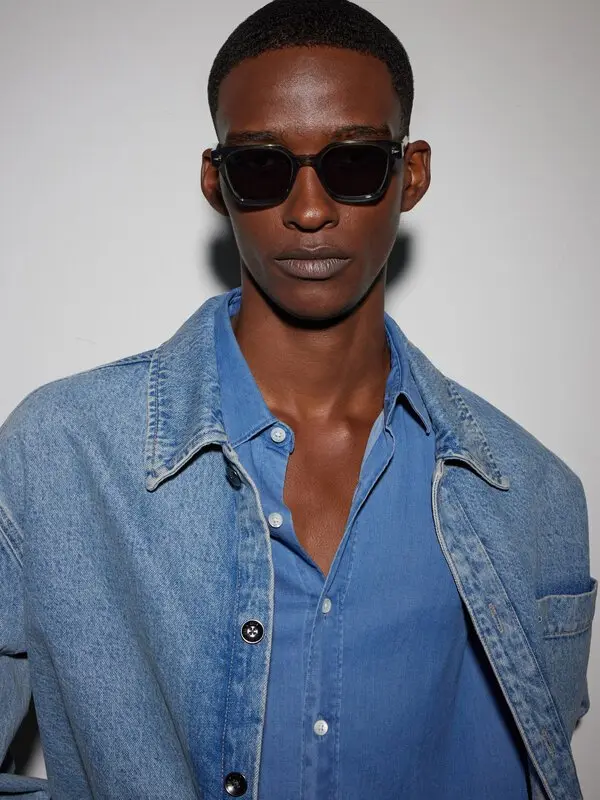 AHLEM Saint Georges D-frame Sunglasses - Green