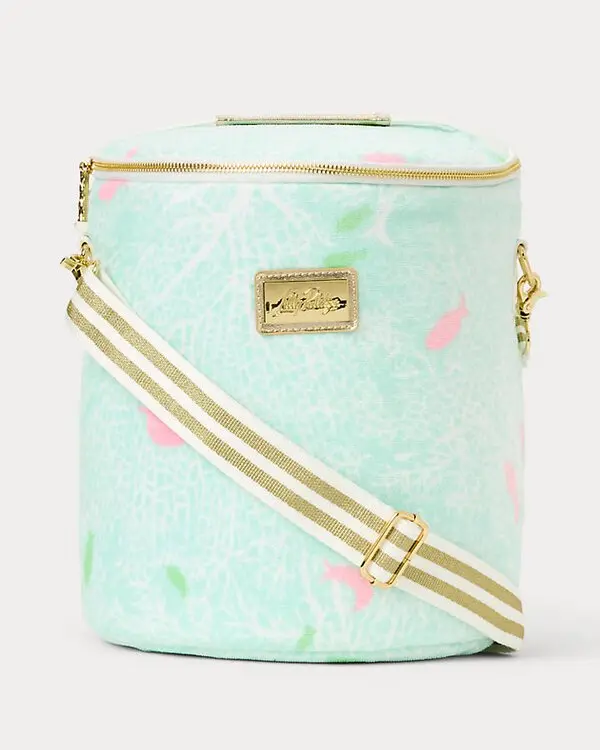 Lilly Pulitzer® Cylinder Cooler Bag - Mint Condition Fantastical