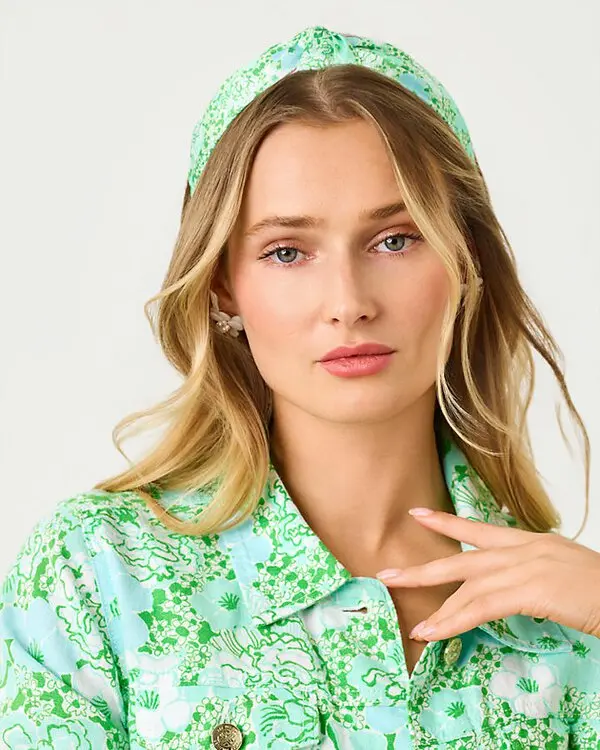 Lilly Pulitzer® Twist Knot Headband With Gold Emblem