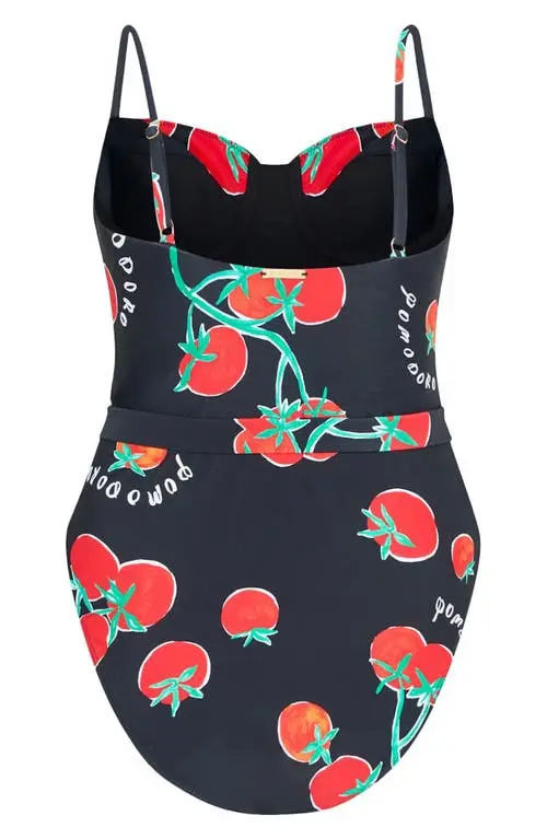 MILLY Pomodoro Print One-piece Swimsuit