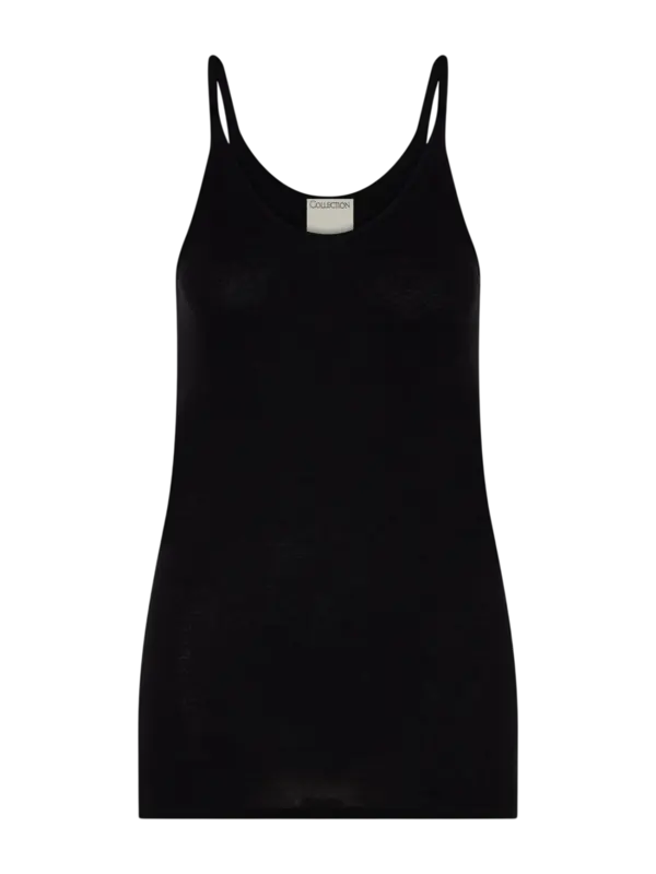 Calvin Klein Alicia Cotton-blend Jersey Tank Top - Black