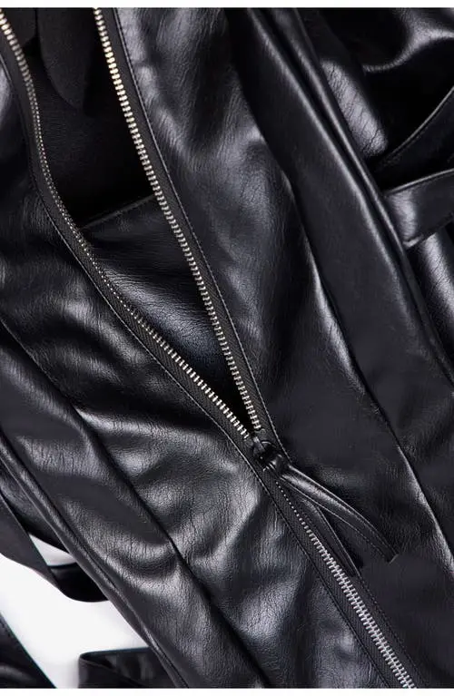 Mnml Faux Leather Weekend Bag