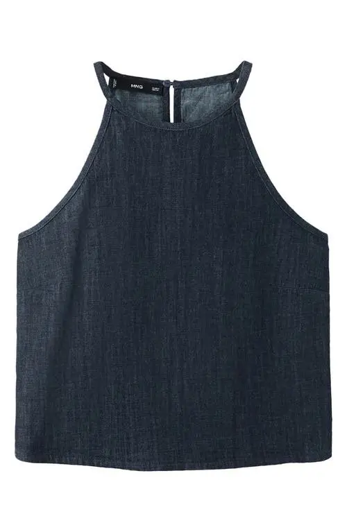 Mango Sleeveless Denim Top