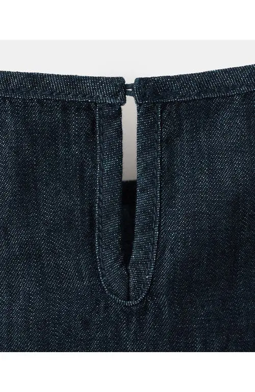 Mango Sleeveless Denim Top