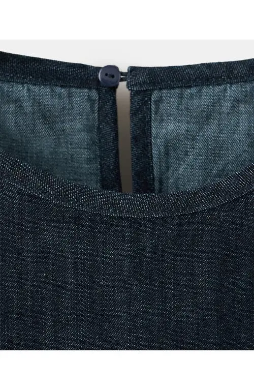 Mango Sleeveless Denim Top