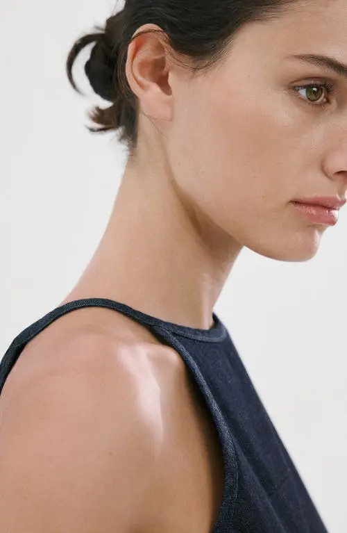 Mango Sleeveless Denim Top