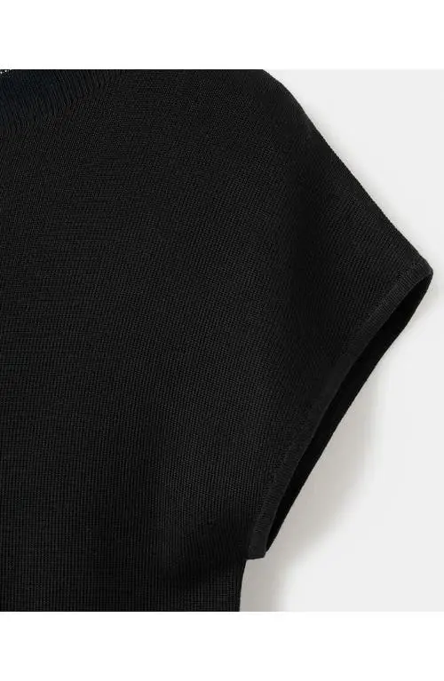 Mango Fine-gauge Knit Sweater With Cutout Back Detail