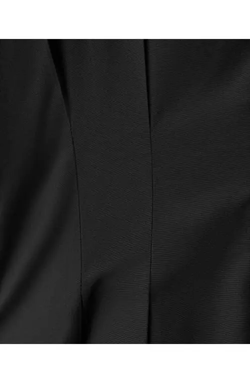 Mango Pleated Flare Midi Dress