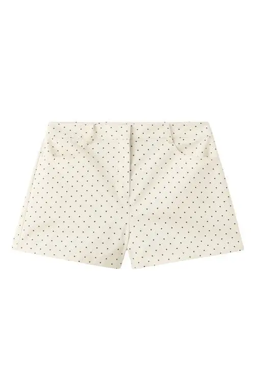 Mango Polka Dot Cotton Shorts