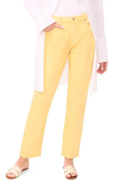 Vince Camuto Straight Leg Jeans - Sunshine