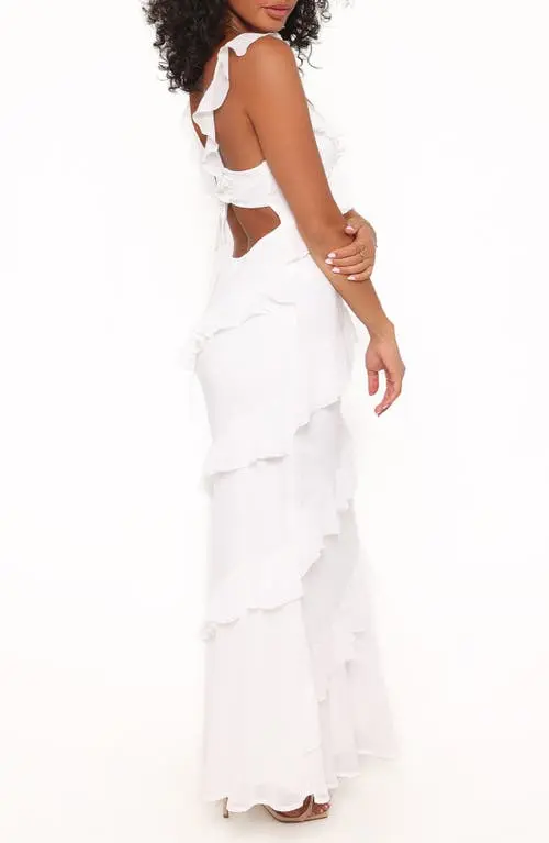 PETAL & PUP Virginia Ruffle Maxi Dress