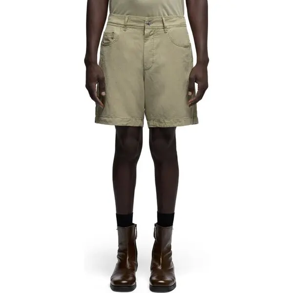 7 For All Mankind Hybrid Twill Jogger Shorts - Army