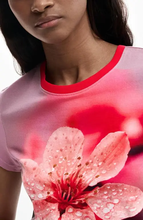 Desigual Floral Graphic T-shirt