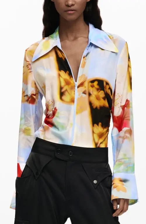 Desigual Cropped Cargo Pants With Adjustable Cuffs