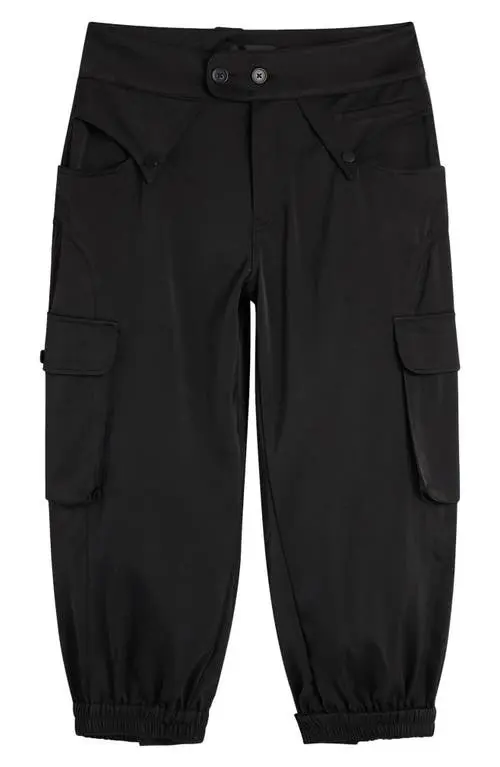 Desigual Cropped Cargo Pants With Adjustable Cuffs