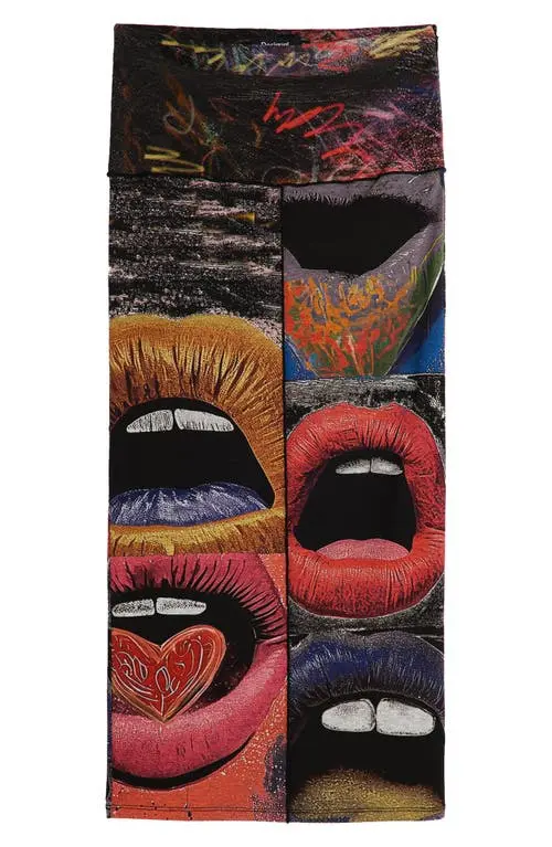 Desigual Printed Midi Skirt