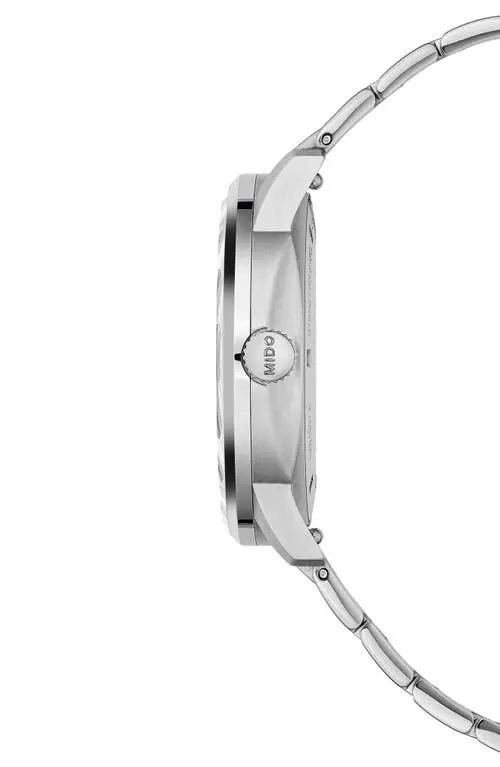 MIDO Commander Lady Automatic Stainless Steel Watch - Silver