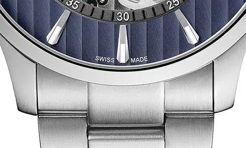 MIDO Multifort Skeleton Vertigo Automatic Bracelet Watch - Blue
