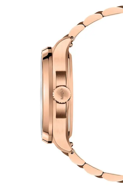 MIDO Multifort Tv Big Date Automatic Bracelet Watch - Blue