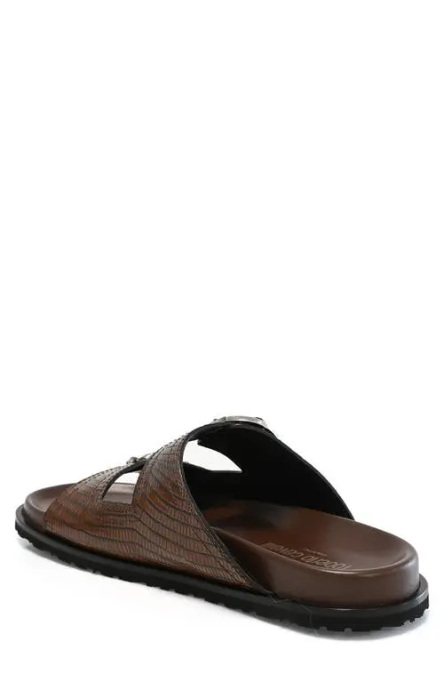 Roberto Cavalli Double Strap Slide Sandals