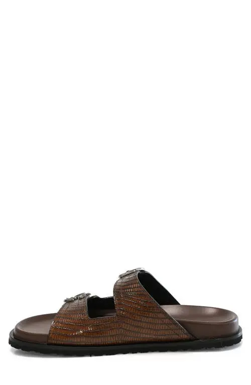 Roberto Cavalli Double Strap Slide Sandals