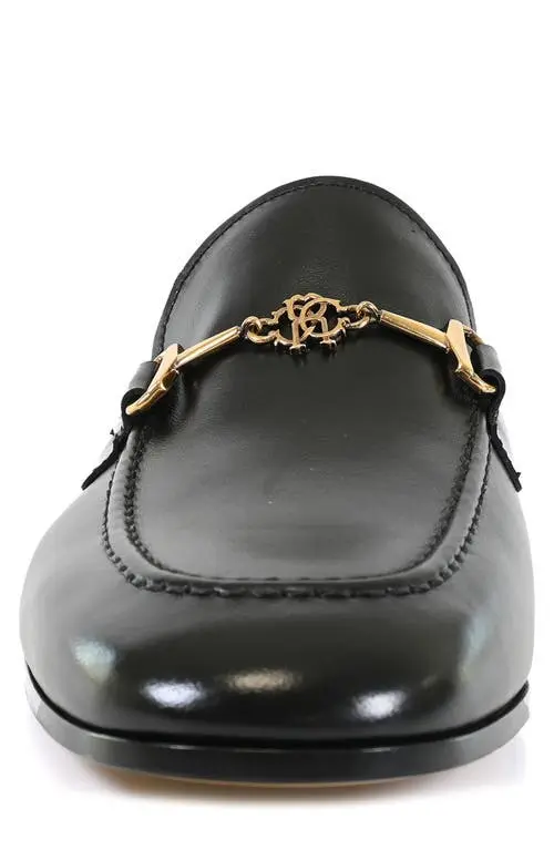 Roberto Cavalli Polished Leather Bit Loafer