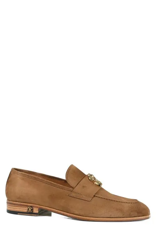 Roberto Cavalli Suede Loafers With Signature Hardware