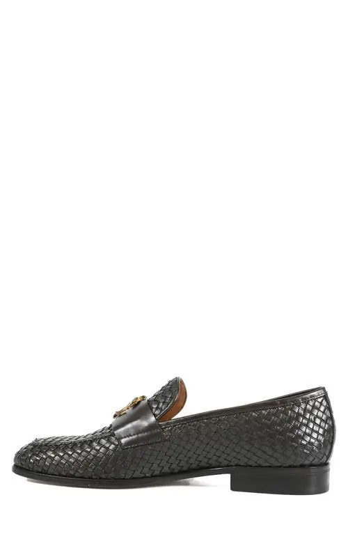 Roberto Cavalli Woven Leather Loafers