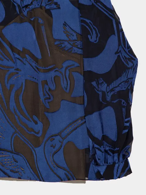 PAULA Liatris Devoré Blouse