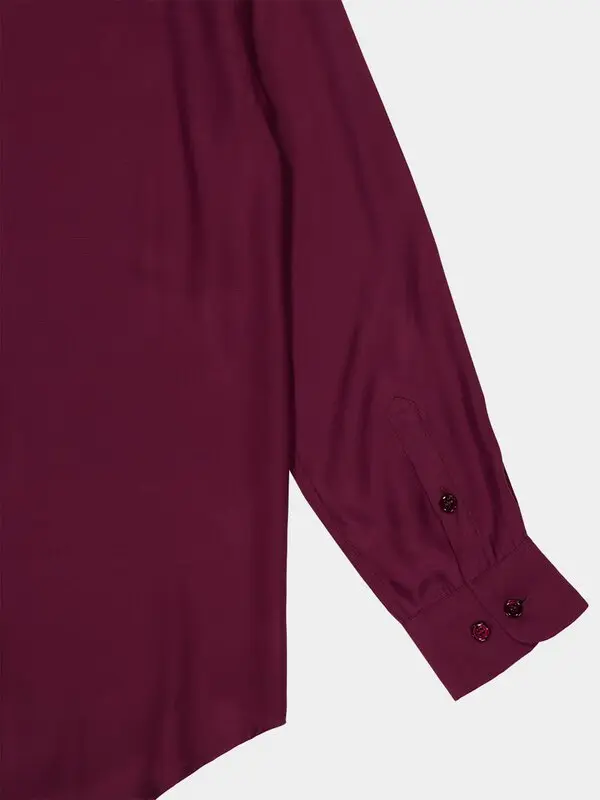 PAULA Name' Amethyst Winetasting Silk Shirt
