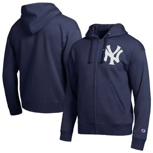 Champion New York Yankees All-star Full-zip Hoodie - Navy