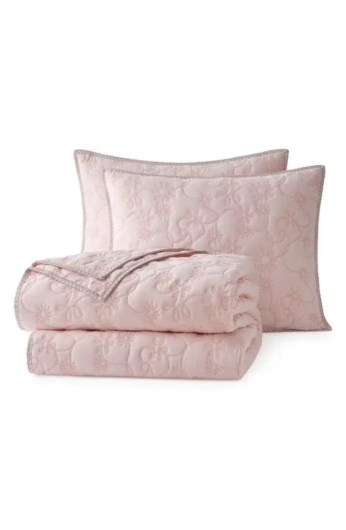 UGG Botanic Embroidered Quilt & Shams Set - Shell/cameo Rose