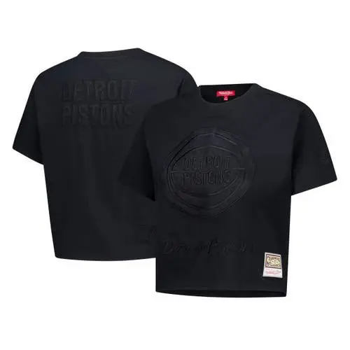 Mitchell & Ness Detroit Pistons Phantom Cropped T-shirt