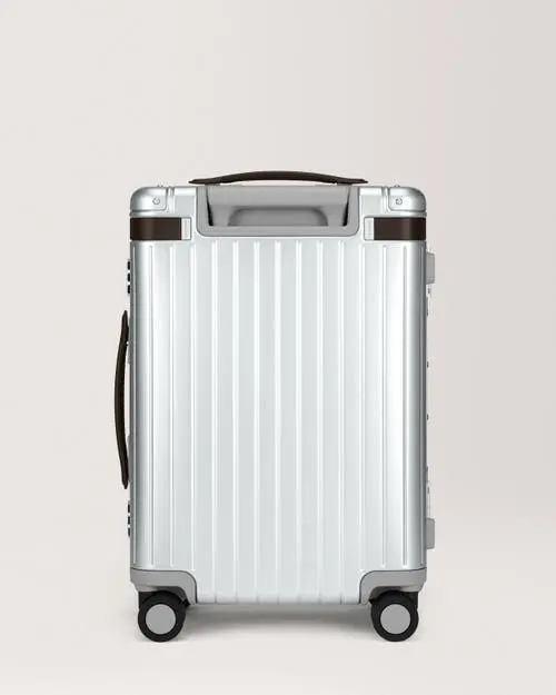 CARL FRIEDRIK Aluminium Carry-on Luggage - Silver/chocolate