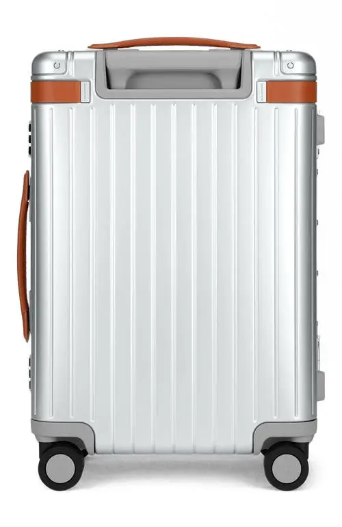CARL FRIEDRIK Aluminium Carry-on Luggage - Silver/cognac