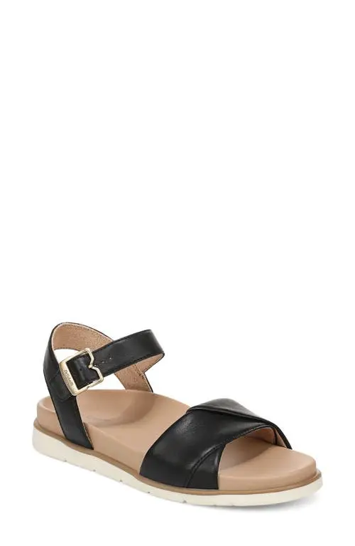 Dr. Scholl'S Free To Move Quarter Strap Sandal - Black