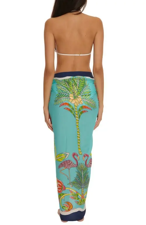 Trina Turk Flamingo Cover-up Pareo