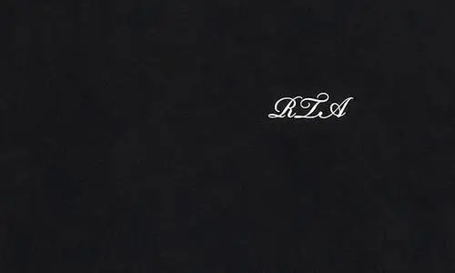 RtA Terry Muscle Tee - Black Cursive