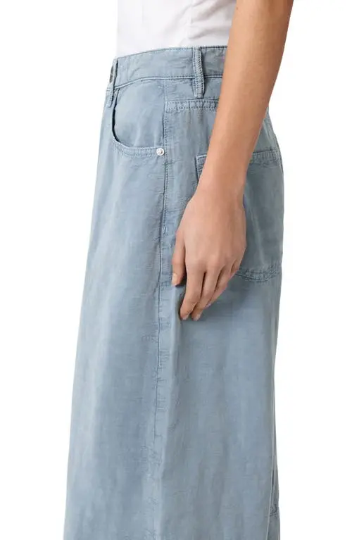 ALLSAINTS Jett Wide Leg Pull-on Pants - Light Blue