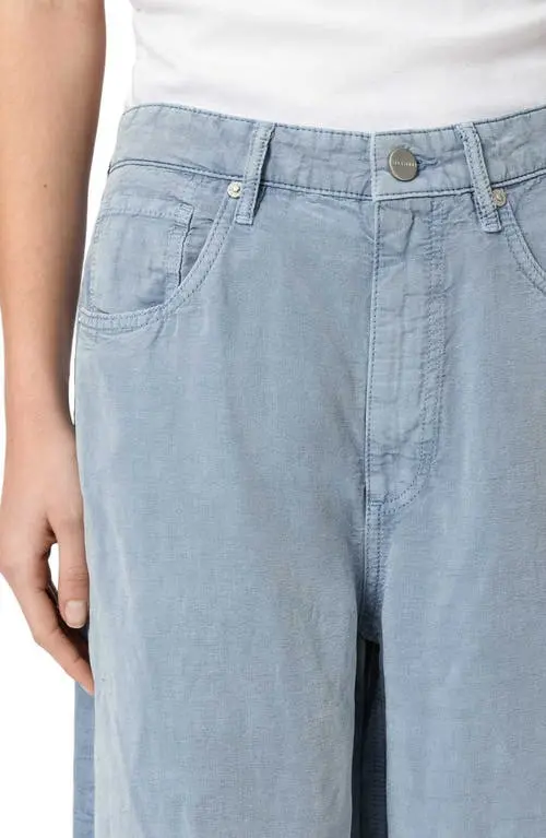 ALLSAINTS Jett Wide Leg Pull-on Pants - Light Blue