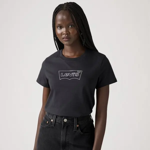LEVI'S Logo Perfect Tee Shirt T-shirt - Batwing