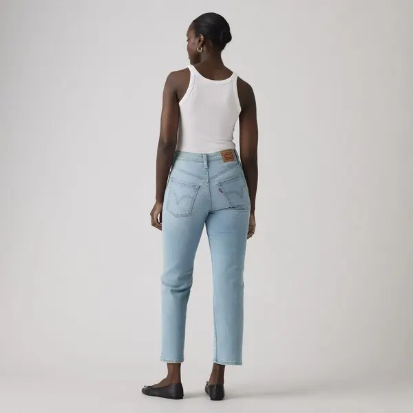 LEVI'S Ribcage Straight Ankle Jeans