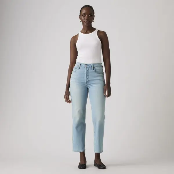 LEVI'S Ribcage Straight Ankle Jeans