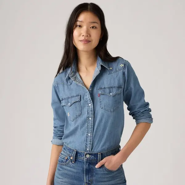 LEVI'S Ultimate Western Shirt In Chambray - Bee In The Bonnet Western
