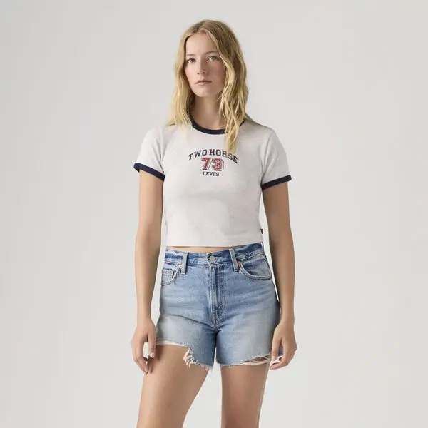 LEVI'S Graphic Mini Ringer T-shirt