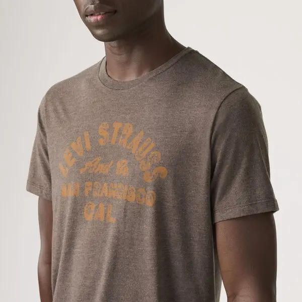 LEVI'S Classic Graphic T-shirt - Burlap Stack Bracken