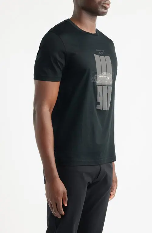 BOSS Porsche Spirit 70 Grx 1 Graphic T-shirt - Black