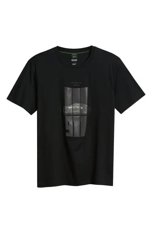 BOSS Porsche Spirit 70 Grx 1 Graphic T-shirt - Black