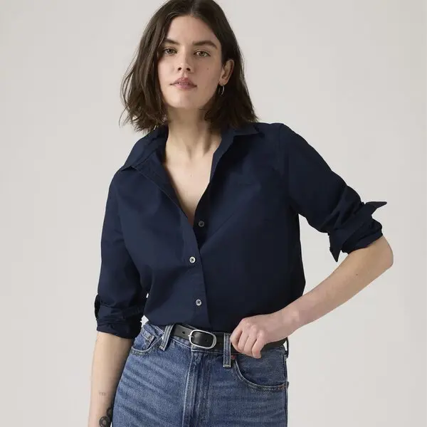 LEVI'S Classic Shirt With Embroidered Logo