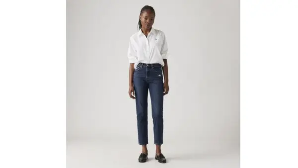 LEVI'S 501 Original Cropped Jeans - Salsa